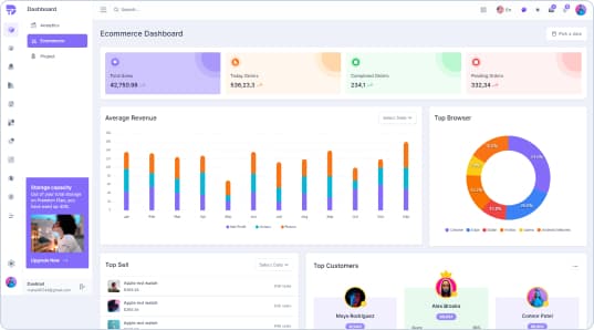DashTail Next js Admin Template